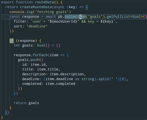 How To Pass Key Into Createroutedata Function Inside Useroutedata
