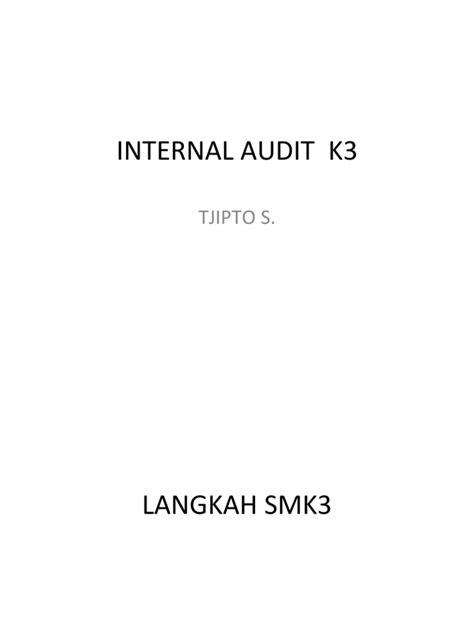 Smart Systematic Audit Pdf