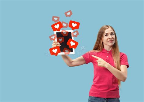 Social Media Interactions On Mobile Phone Stock Image Image Of