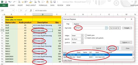 Microsoft Excel Fungsi Find And Replace Belajar Praktis