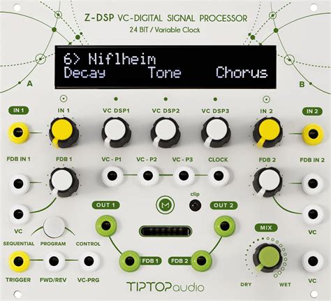 Tiptop Audio Z Dsp Voltage Controlled Digital Signal Processor Ns