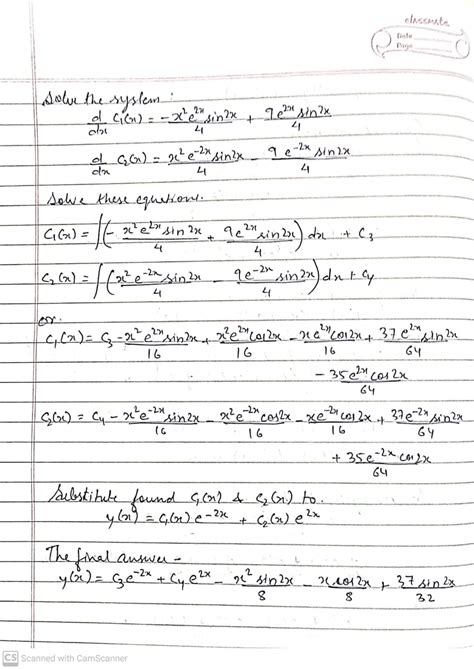 [solved] Solve The Given Differential Equation By Undetermined Coefficients Course Hero