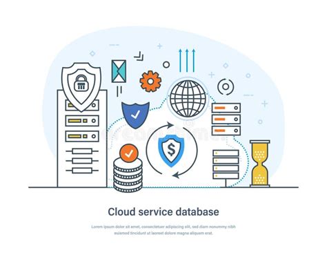 Cloud Service Database Network Computing Technology Data Storage Stock