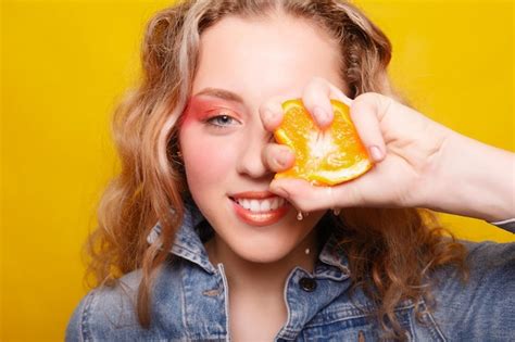 Premium Photo Emotions Health People Food And Beauty Concept Beauty
