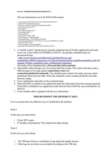 Ibm Connections 45 User Data Propagation Pdf