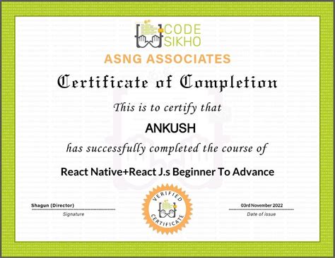 ankush gupta on linkedin i completed my react native and react js in