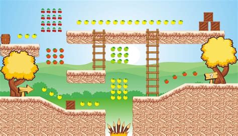 Premium Vector Tileset Platform For Creating Mobile Game
