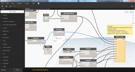 sheets from excel with dynamo archi lab