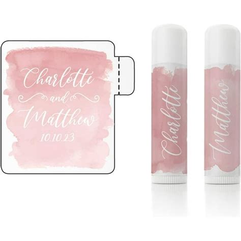 Custom Lip Gloss Balm Waterproof Stickers Labels Personalized