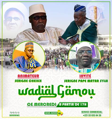 Direct Live Suivez votre émission Wadial Gamou 2022 avec Serigne