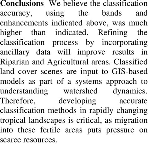 Error Matrix Resulting From Accuracy Assessment Download Table