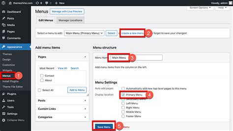 How To Add A Menu And Submenu In Wordpress Documentation