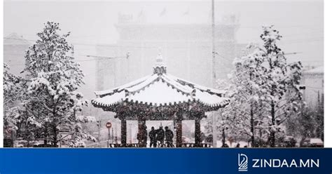 Цасан болон шороон шуурга шуурахыг АНХААРУУЛЖ БАЙНА