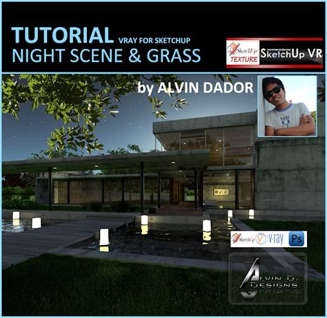 SKETCHUP TEXTURE VRAY TUTORIAL BASIC
