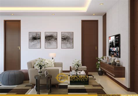 Desain Ruang Keluarga Lantai Atas Rumah Modern Lantai Bapak Kevin Di Kudus Jawa Tengah