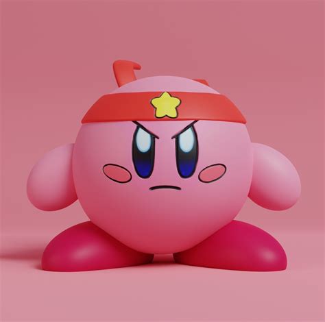 Stl File Kirby Fighter 🐉 ・3d Printing Design To Download・cults