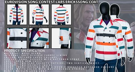 Eurovision Song Contest Lars Erickssong Coat Ujackets