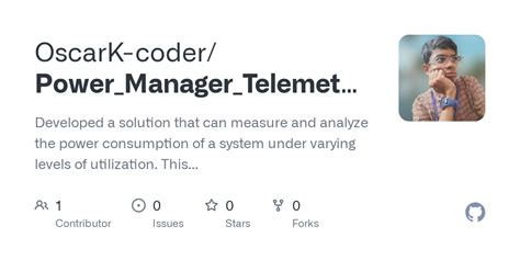Github Oscark Coderpowermanagertelemetryintel Unnati 2024
