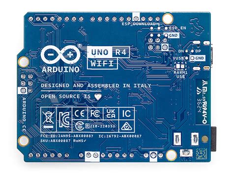 Arduino® Uno R4 Wifi 32 Bit Mcu With Wifi And Bluetooth — Arduino