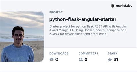 python flask angular starter ecosystem directory market dev