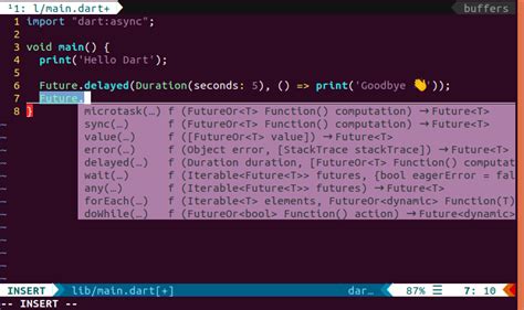 Vim As A Flutter Ide Dev Community