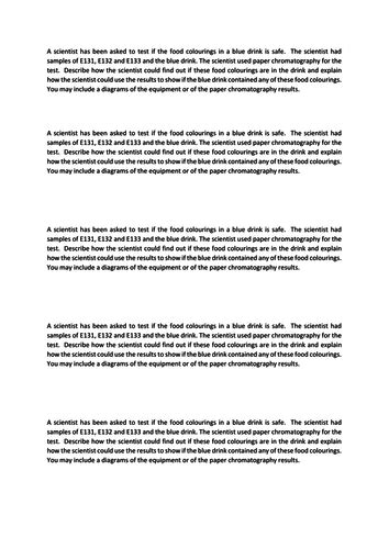 Aqa Gcse C1 Atomic Structure L6 Chromatography Teaching Resources