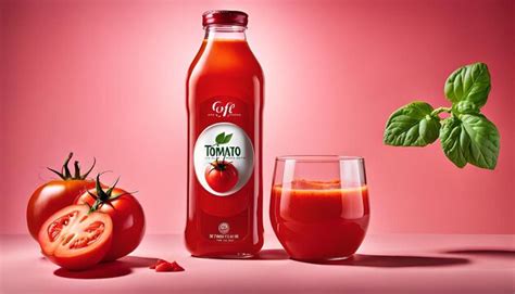 Tomato Juice And Health Drink Premium Ai Generated Image