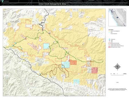 Clear Creek Management Area Map Bureau Of Land Management