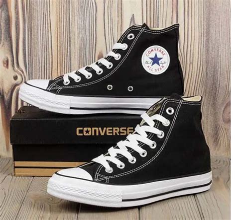 Кеды Converse мужские летние высокие черные 39-44 размеры Co0004 (ID ...