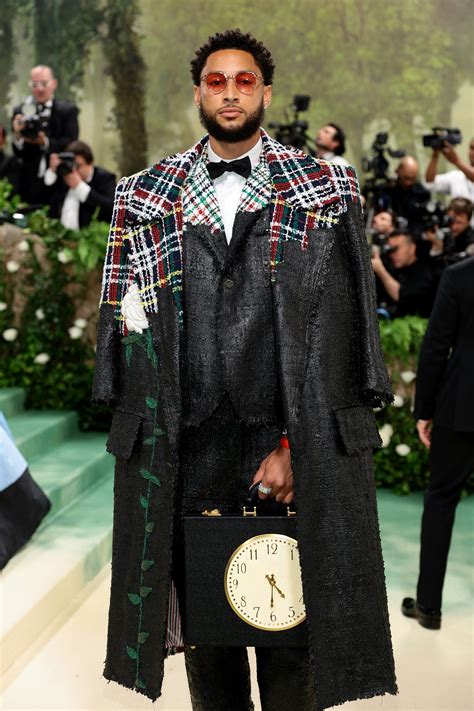 Ben Simmons Carried A Big Clock Briefcase To The Met Gala 2024 Gq
