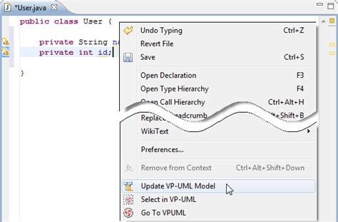 Round Trip Engineering With Eclipse Integration Visual Paradigm Know How