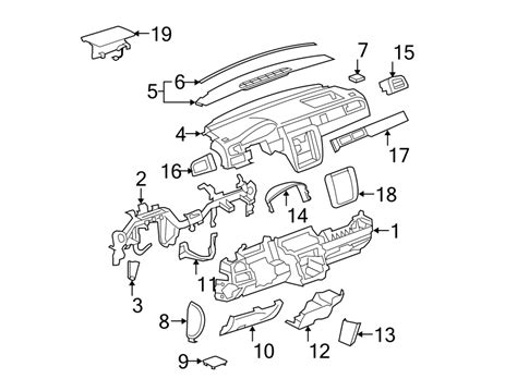 Chevrolet Tahoe Dashboard Panel 23224748 Stingray Chevrolet Plant