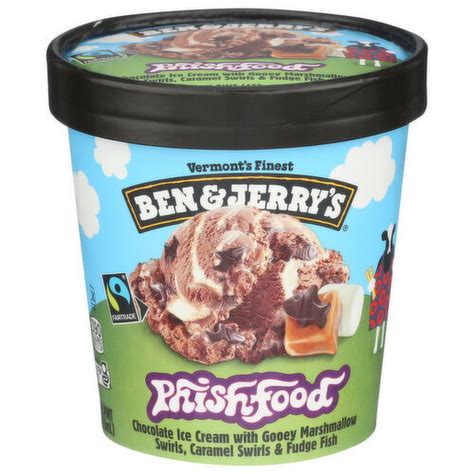 Ben And Jerrys Chocolate Frozen Ice Cream Phish Food 1 Pint Brookshires