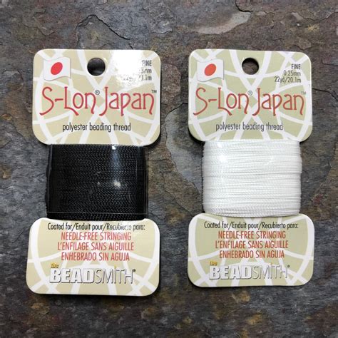 S Lon Japan Polyester Beading Thread Fine 025 Mm Etsy