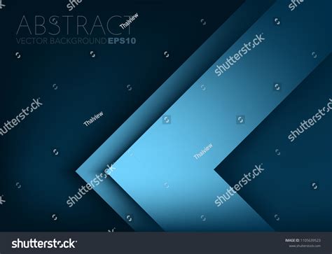 Blue Triangle Arrow Corner Vector Background Stock Vector Royalty Free 1105639523 Shutterstock