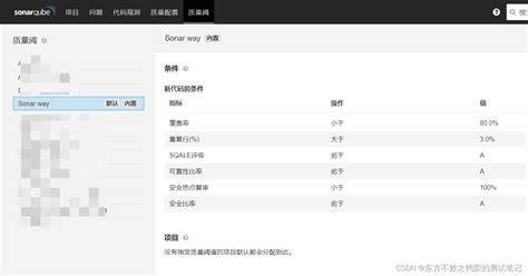 Sonarqube主要功能概览sonarqube标准 Csdn博客