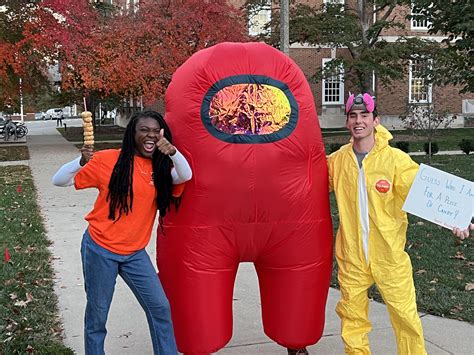 Jessie Pinkman And T Bo With Amogus Check Out Us Giving Out Candy On