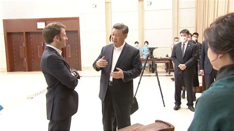 习近平同法国总统马克龙欣赏古琴演奏《高山流水》凤凰网视频凤凰网