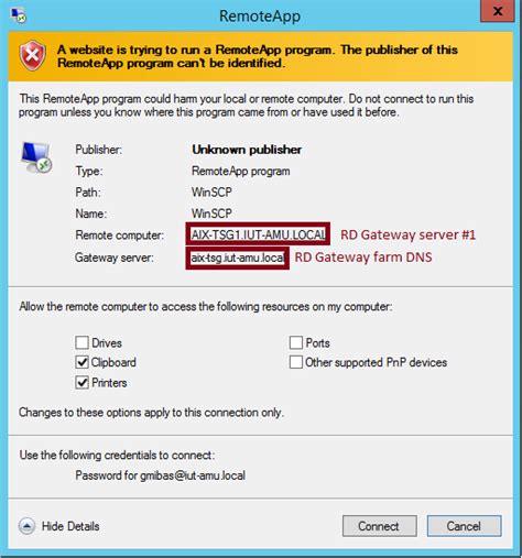 Facing Some Troubles With A Rd Gateway Configuration Rsysadmin