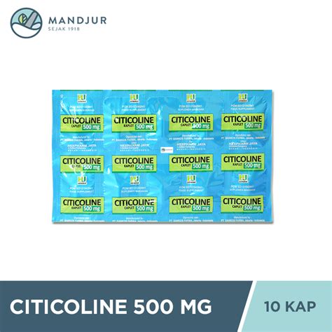 Jual Citicoline Mg Strip Tablet Suplemen Daya Ingat Dan Kesehatan Otak Shopee Indonesia