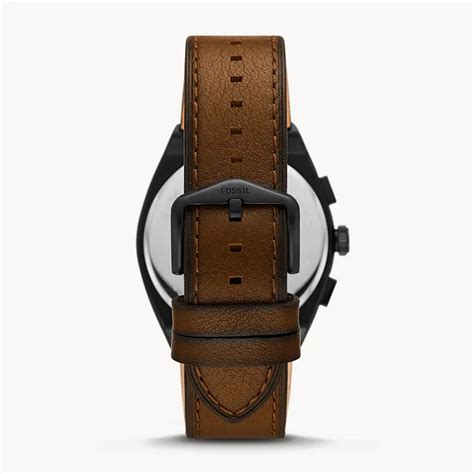 Fossil Everett Chronograph Brown Dial Mens Watch Fs5798