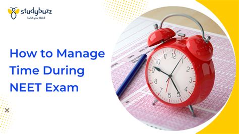 How To Manage Time During Neet Exam