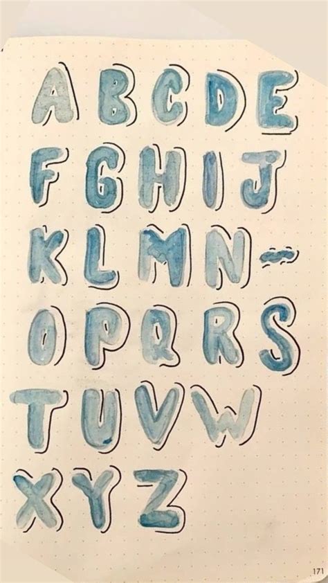 Letras Abecedario Bonitas