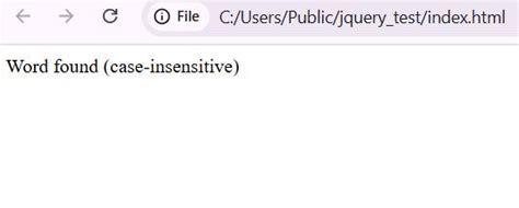 Jquery Check If String Contains Specific Word