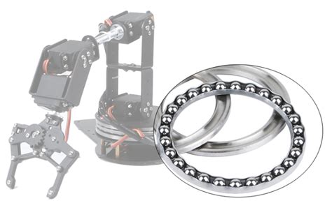 Pre Orderชุดแขนกลหุ่นยนต์ Arm Robot 6 Dof Arduino สีดำ โลหะ