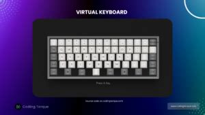 Virtual Keyboard Using Html Css Scss And Javascript Coding Torque Coding Torque