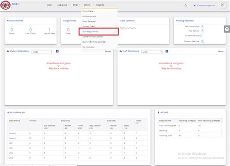 How To Create Assignments School Management Software School