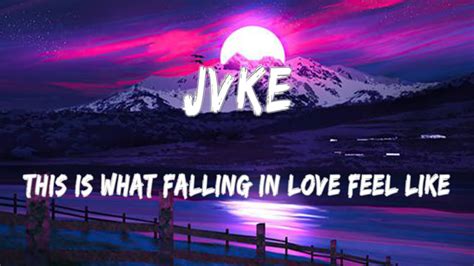 JVKE This Is What Falling In Love Feels Like Lyrics YouTube