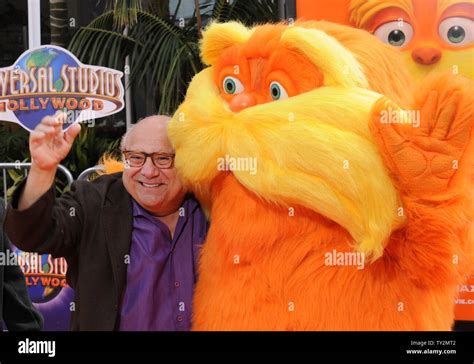Actor Danny Devito The Voice Of The Lorax In The Animated Motion
