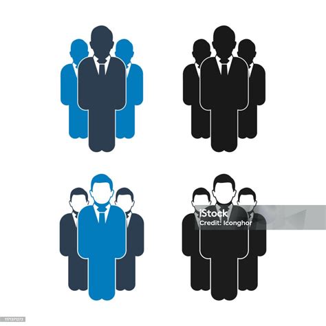企業團隊圖示集扁平樣式向量 Eps向量圖形及更多人圖片 人 人群 企業 Istock